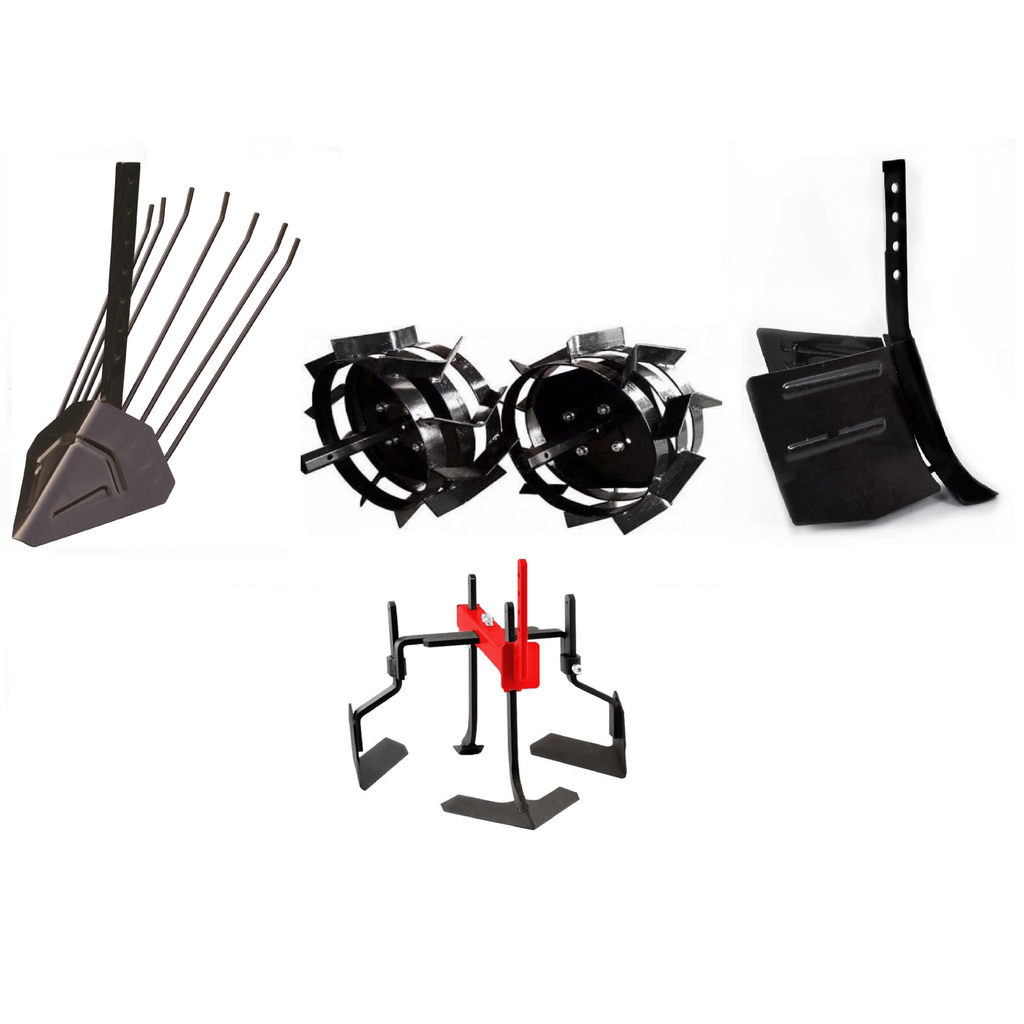 Pachet accesorii motocultivator Plug reglabil + Plug scos cartofi ...