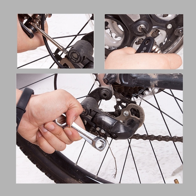 Set de scule multifunctionale pentru reparat bicicleta, Sahoo - eMAG.ro