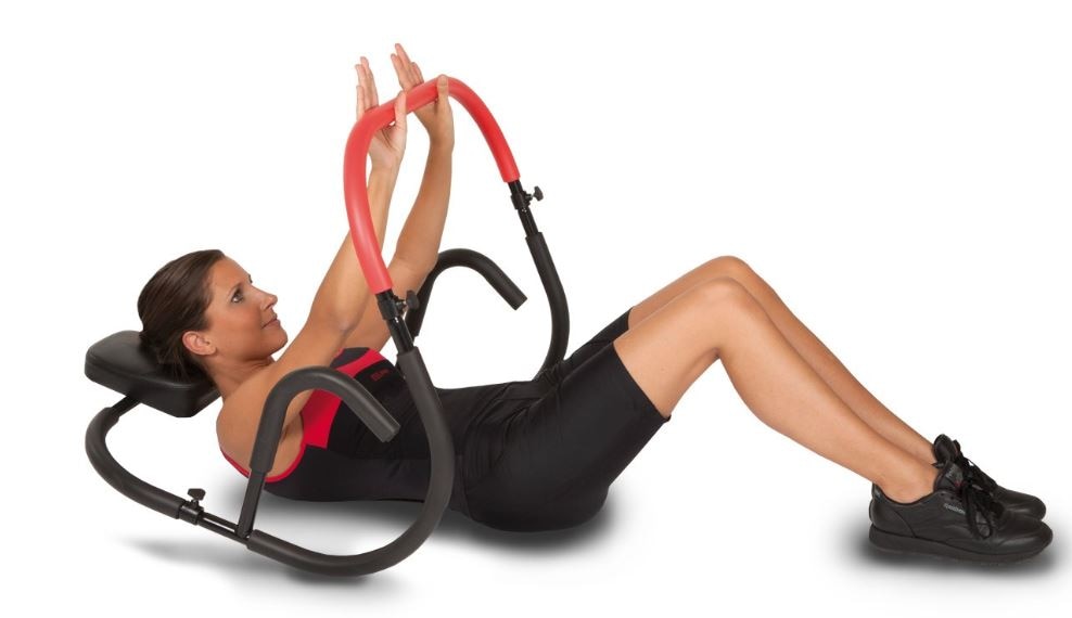 Aparat abdomene Hammer AB-Roller, negru/rosu - eMAG.ro