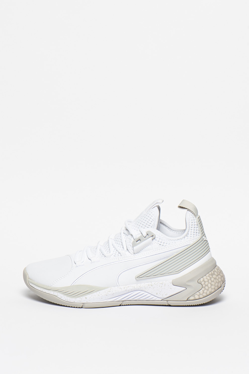 Puma, Pantofi pentru baschet Uproar Hybrid Court, Alb, 9 - eMAG.ro