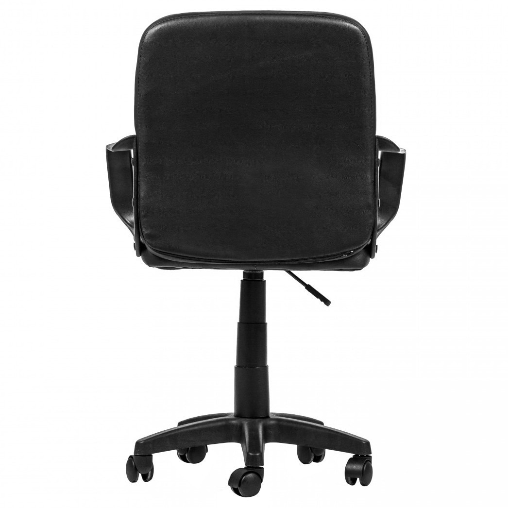 Scaun birou directorial, rotativ, fabricat din PVC, culoare negru ...