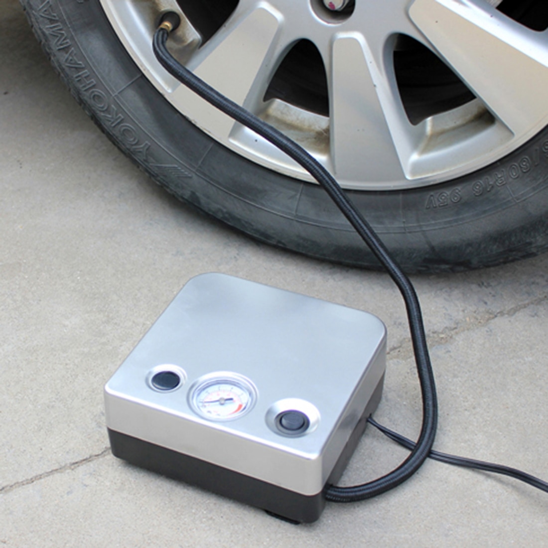 Compresor aer cu manometru, 80 PSI, AC 595 - eMAG.ro