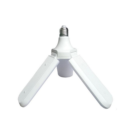Bec pliabi LED cu model de elice, lumina alb-cald, putere 45W, unghi de ...