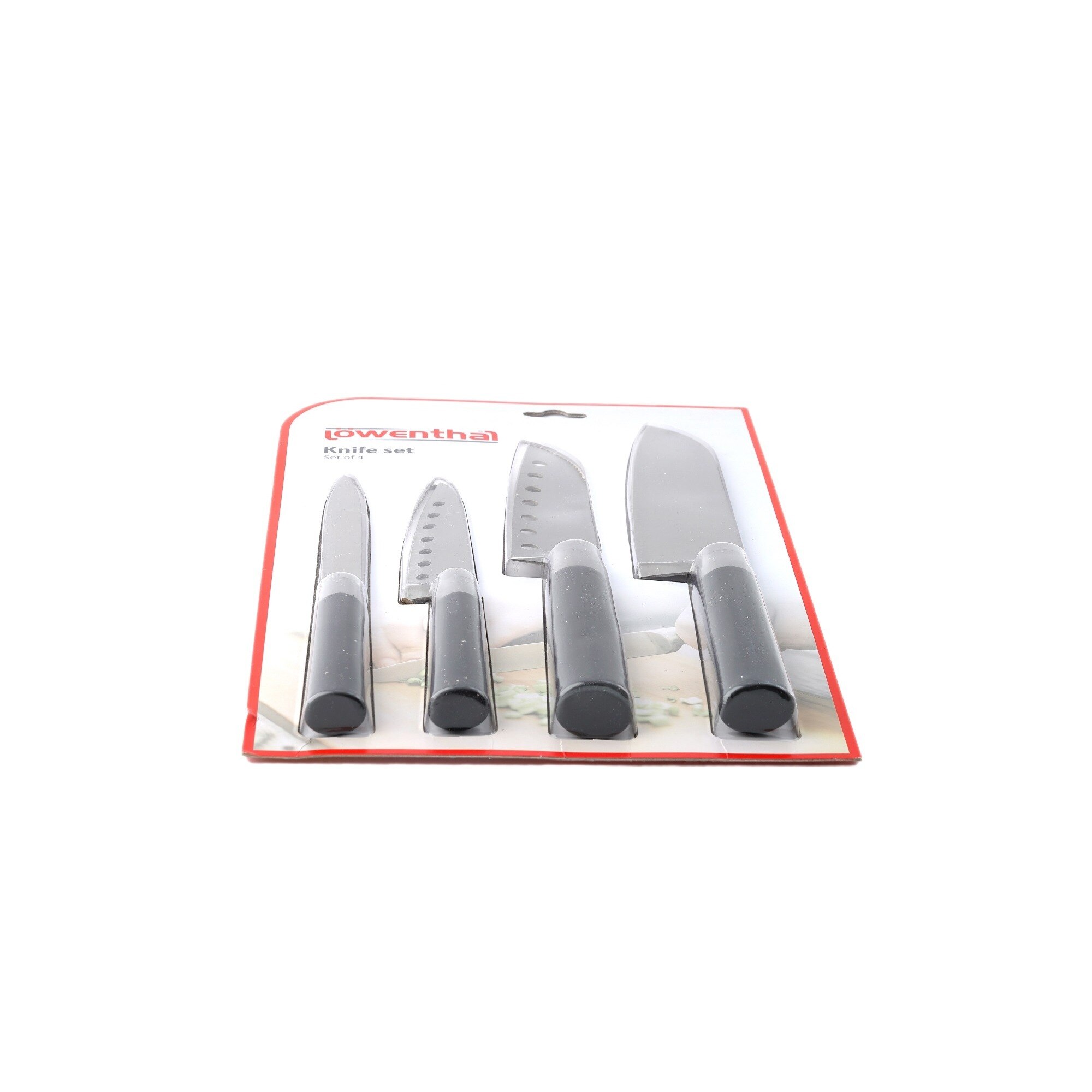 Set 4 cutite inox Lowenthal, cu lama perforata - eMAG.ro