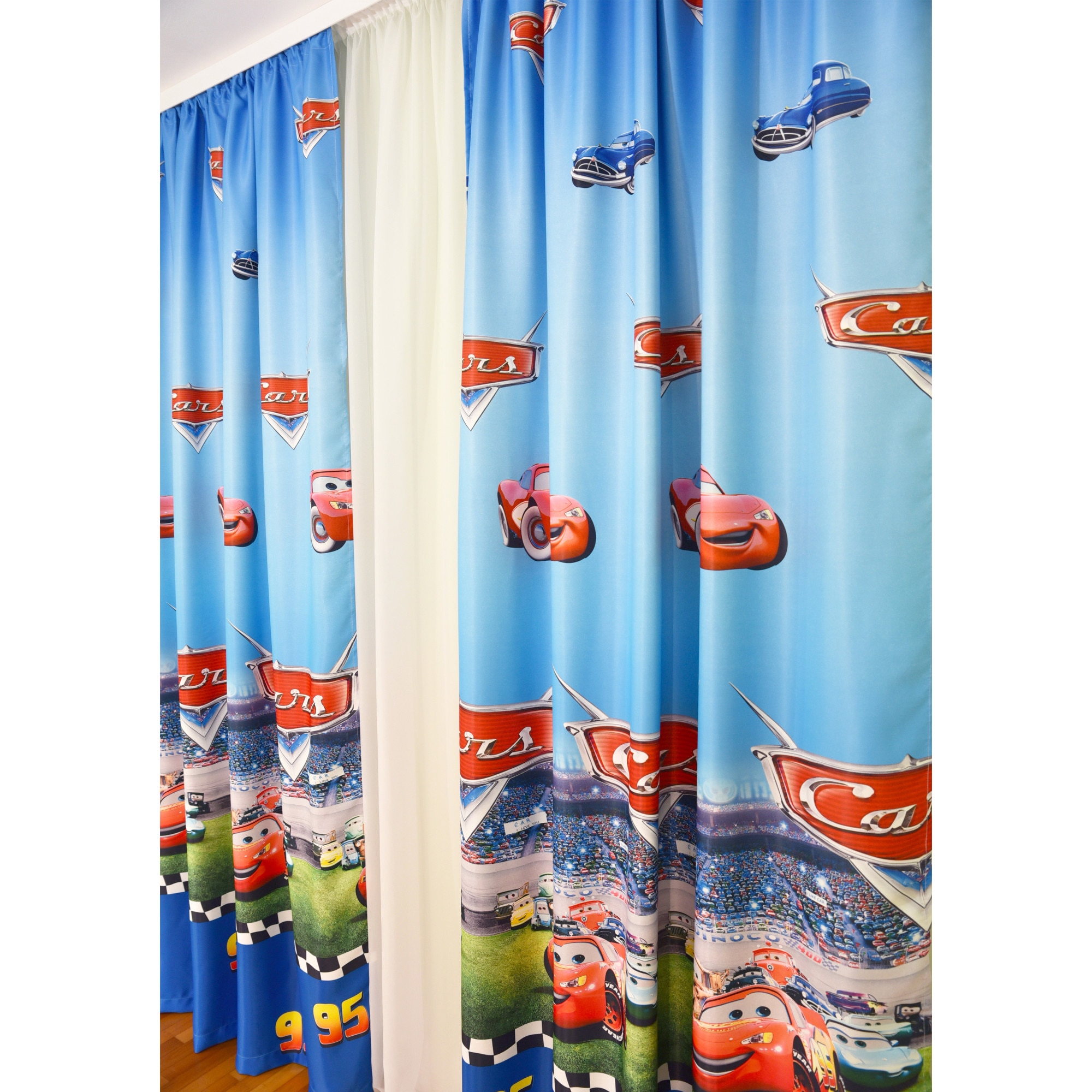 Set doua draperii pentru copii 2x125x260 cm, cu rejansa, Model C - eMAG.ro