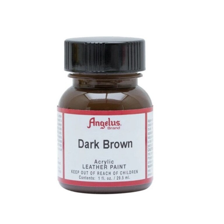 Vopsea acrilica Dark Brown pentru piele, Angelus Standard 29,5ml - eMAG.ro