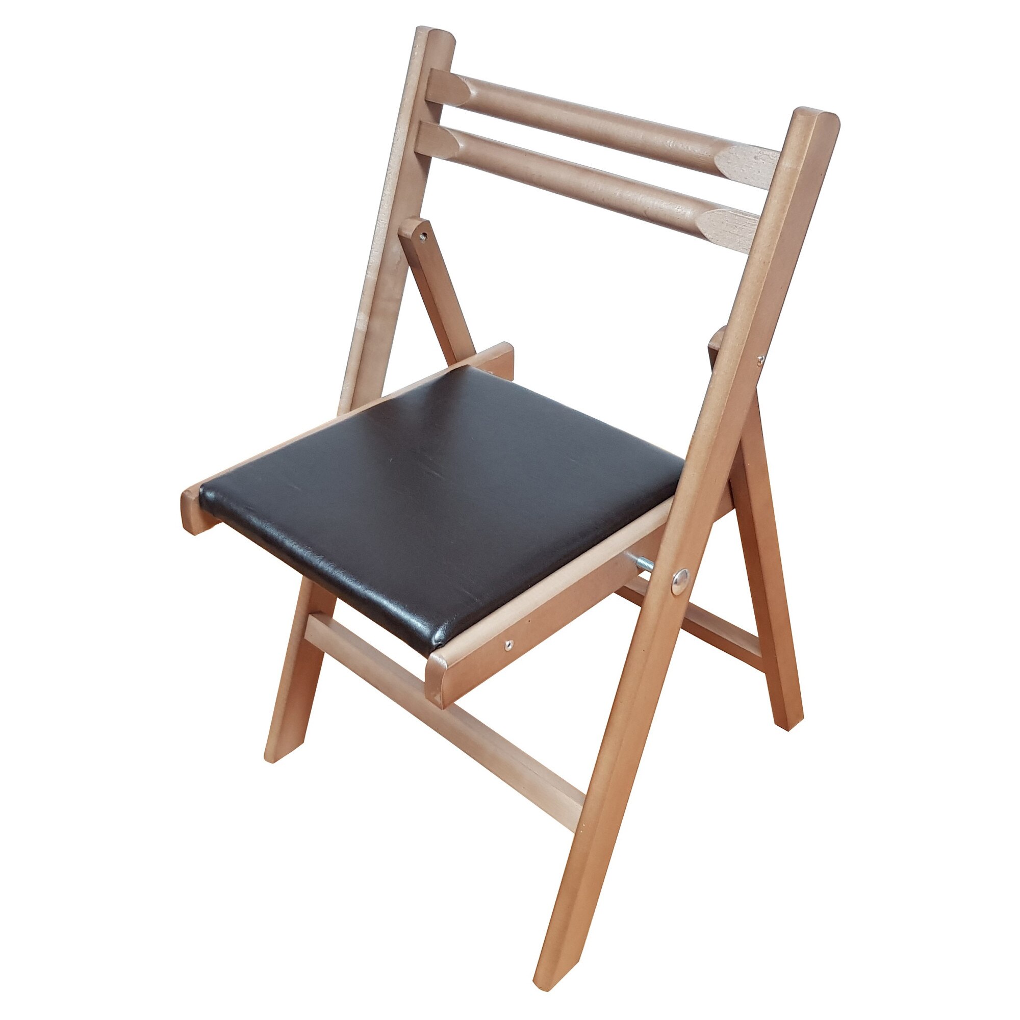 Scaun PLIANT Tapitat, Lemn, 47x55x75/45cm, Fag - eMAG.ro