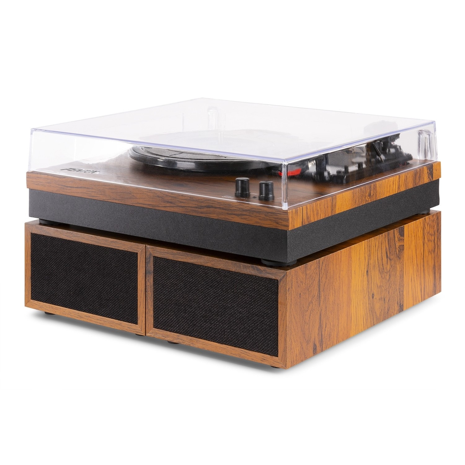 Set pick-up cu boxe, 2x50W, Bluetooth, maro/negru, Fenton RP165 - eMAG.ro