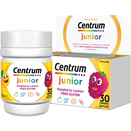 Centrum Junior Pro A-Zinc multivitamine si minerale pentru copii, 30 ...