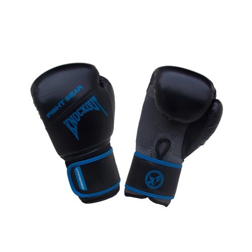 Manusi Box Knockout P.U Negru/Albastru 10 oz - eMAG.ro
