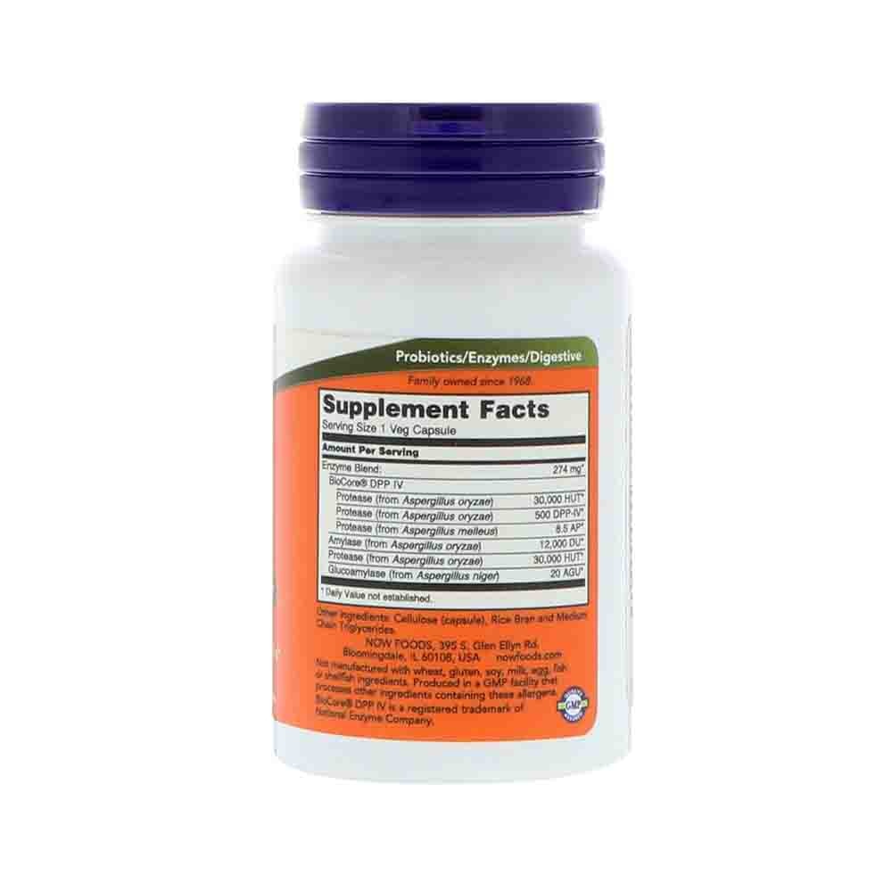 Capsule pentru Digestia Glutenului, Gluten Digest, Now Foods, 60 ...