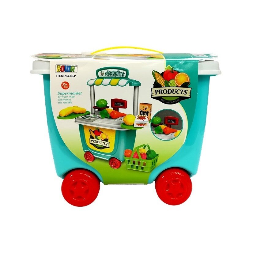 Stand ambulant LeanToys de fructe si legume - eMAG.ro