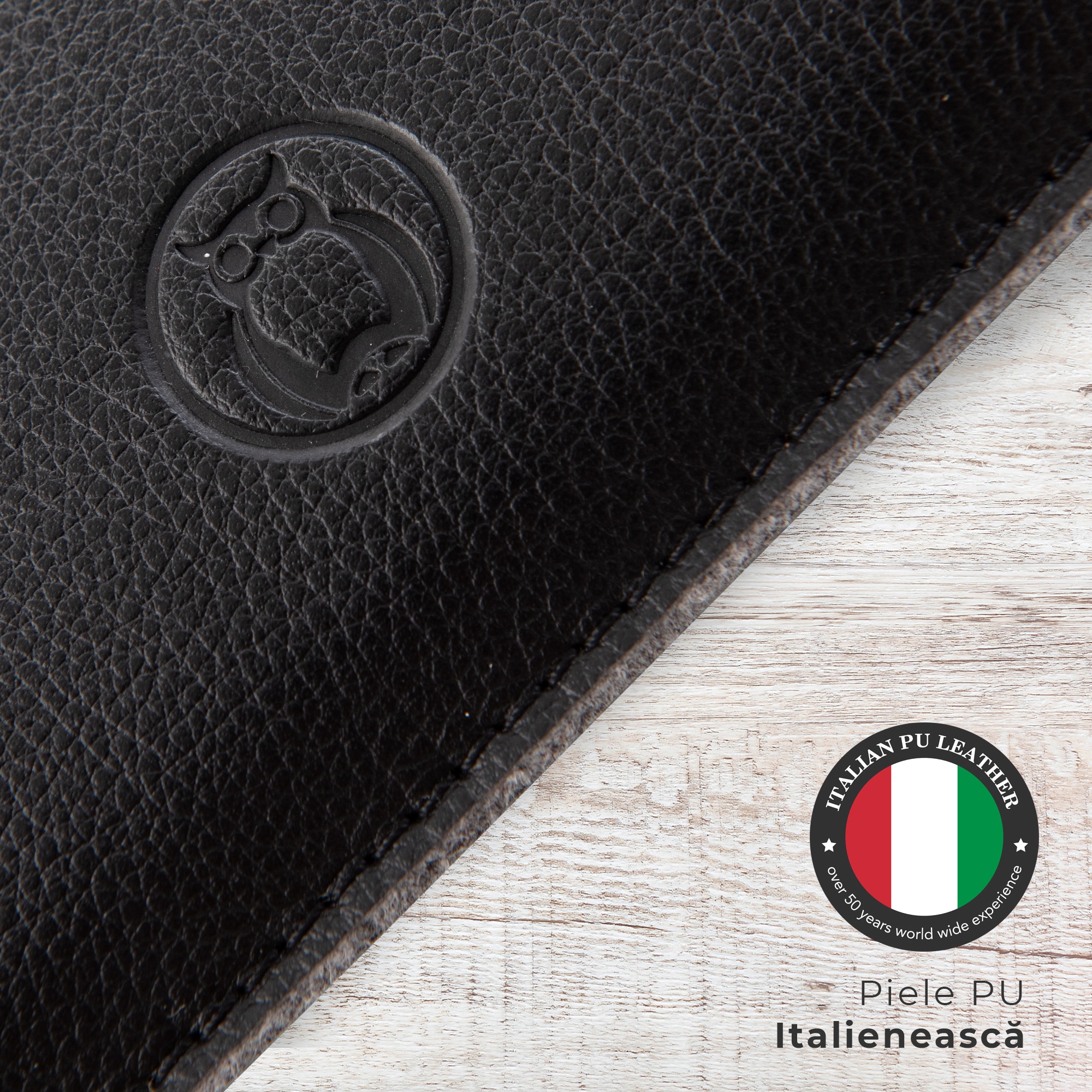 Husa laptop, MacBook PRO 15 inch, UNIKA, piele PU cu lana din fibre ...