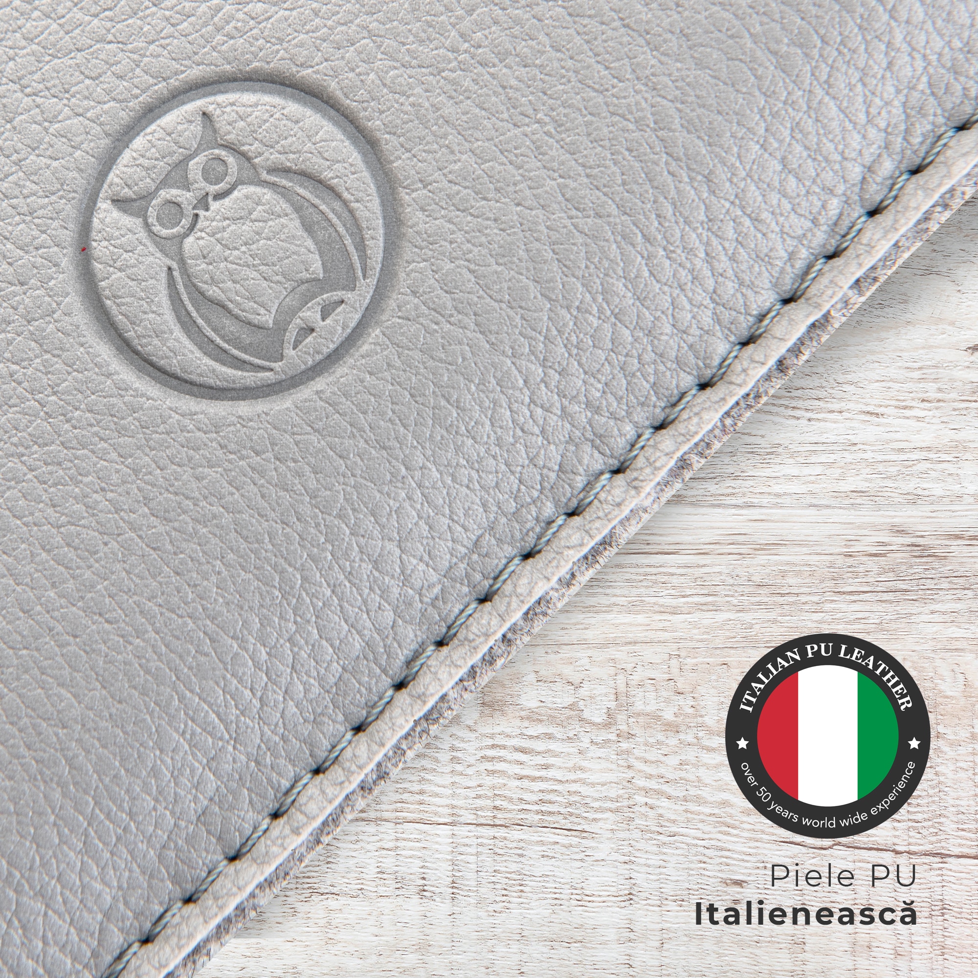 Husa laptop, MacBook PRO 15 inch, UNIKA, piele PU cu lana din fibre ...