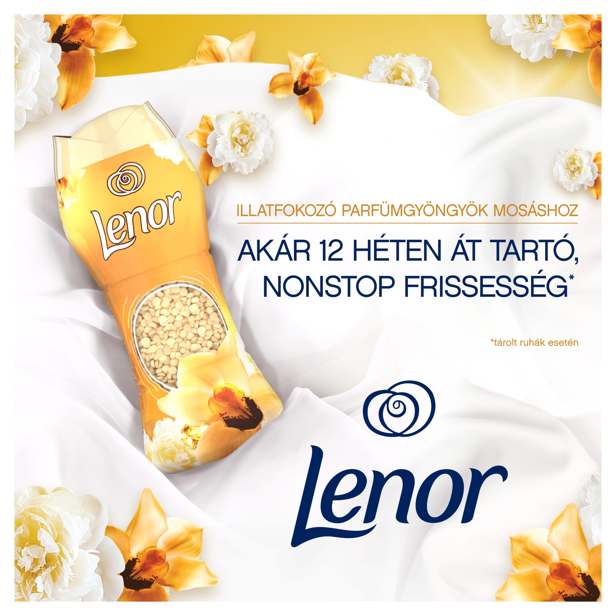 Lenor Gold Orchid Parfümgyöngyök Illattal, 210g - eMAG.hu