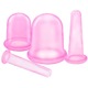 Set 4 ventuze silicon pentru masaj, roz - eMAG.ro