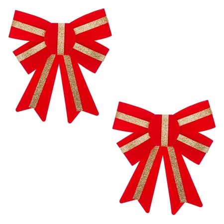 Set 2 funde decorative Craciun, 14 x 15 cm - eMAG.ro