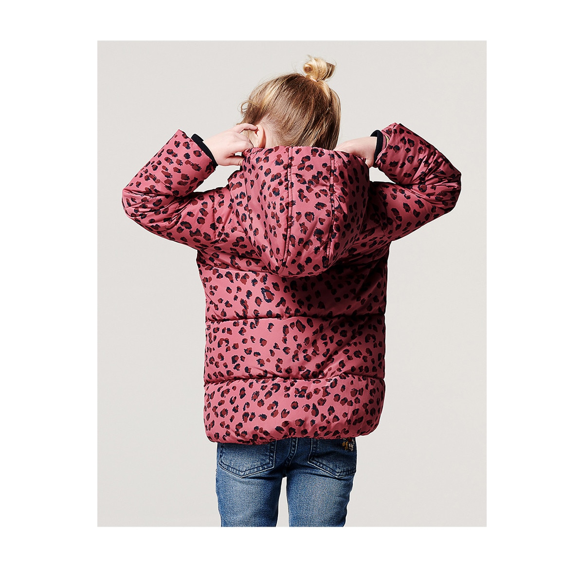 Geaca fetite, Noppies, animal print, Villiers, roz - eMAG.ro