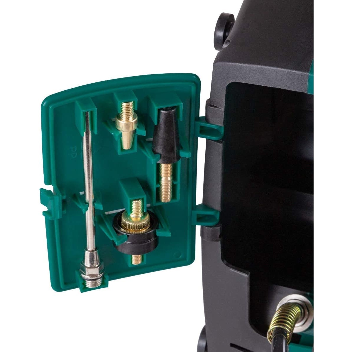 Compresor de aer portabil VONROC, CR501AC, 1100W, 8 bar, debit 180 l ...