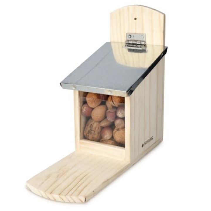 Casa de hranire pentru veverite din lemn, 47599.01 - eMAG.ro