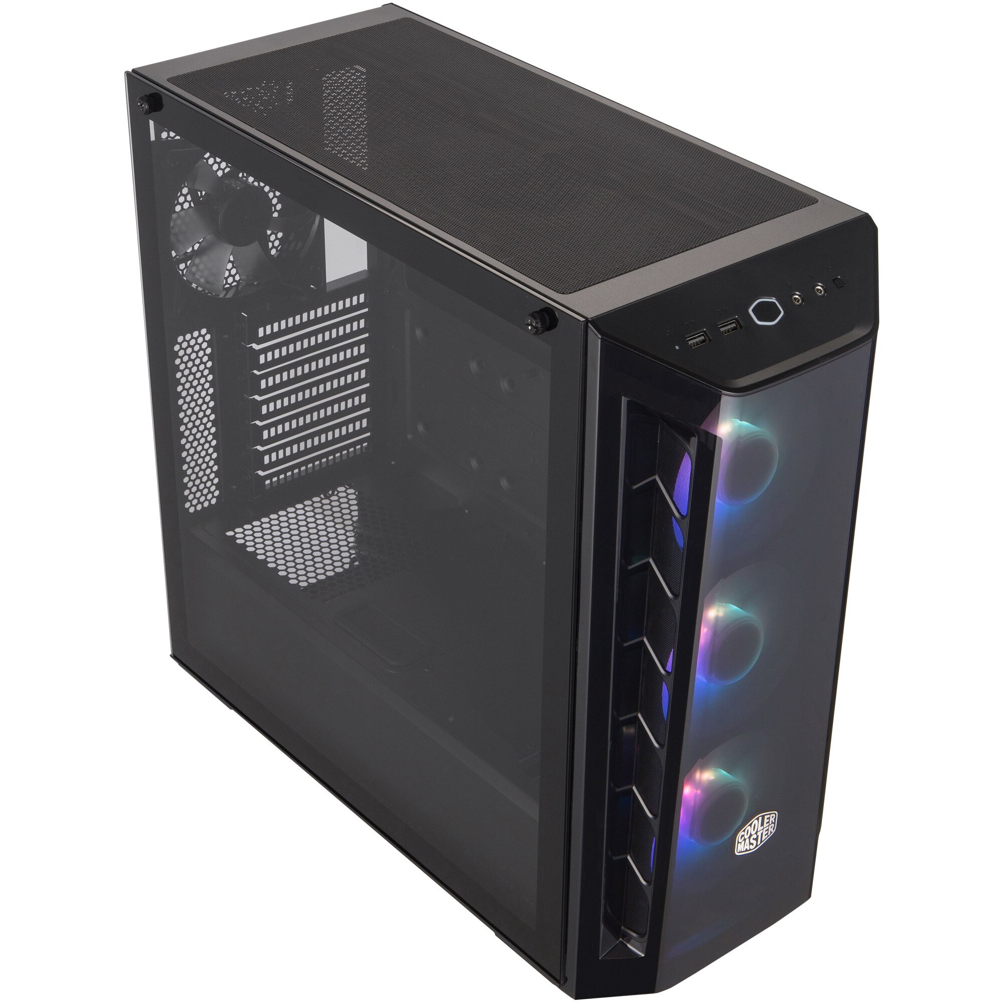 Компютърна кутия Cooler Master MasterBox MB520 ARGB, Черен, Middle ...
