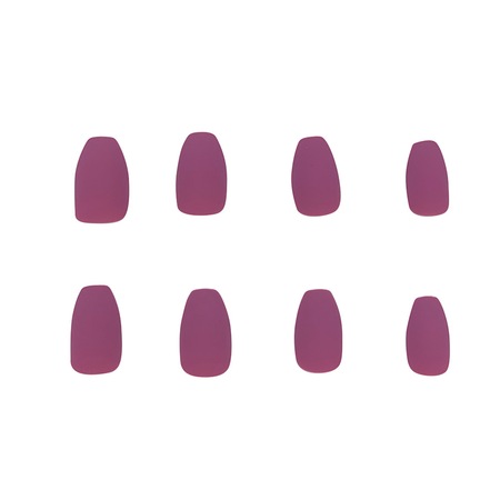 Set 24 unghii false autoadezive tip cu adeziv, tipsuri balerina, cu ...