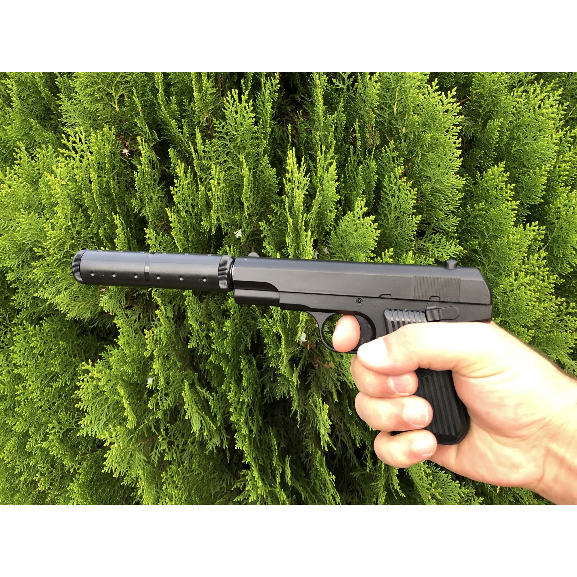 Pistol Airsoft Metalic K113S, Calibru 6mm + 300 bile, FOXMAG24 - eMAG.ro