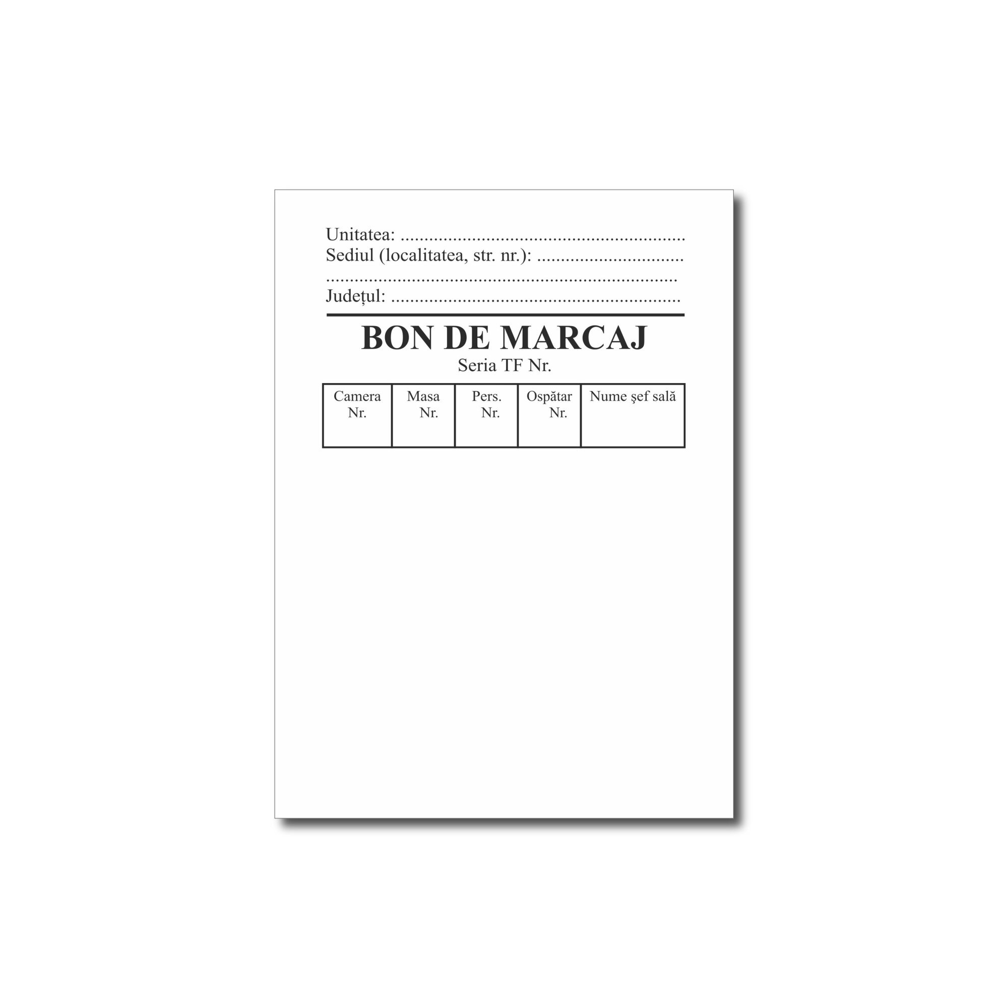 Bon marcaj hartie offset, model 2, 100 file, format 7x15 cm - eMAG.ro