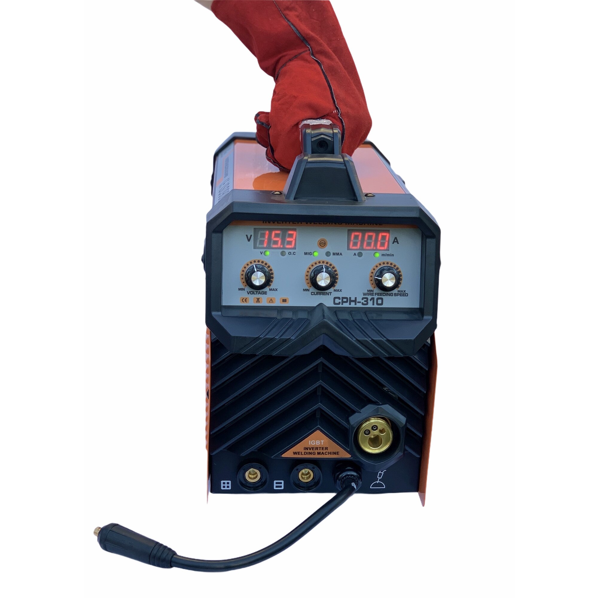 MIG/MAG/MMA заваръчен инвертор, Campion CPH-310, 310A, електроди 1-4mm ...