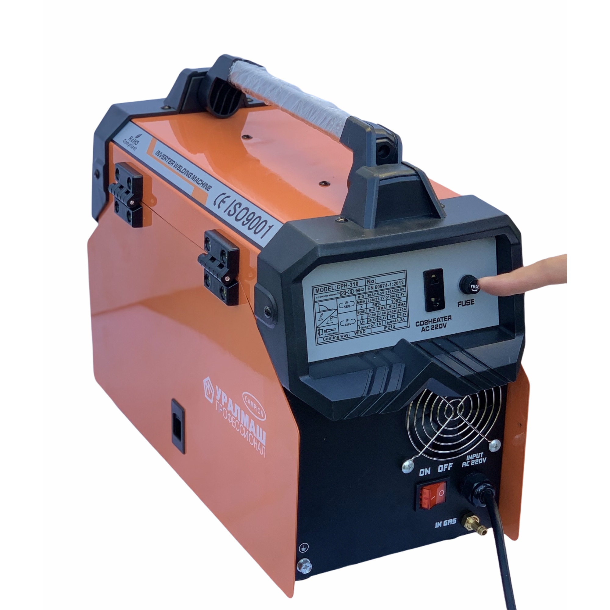 MIG/MAG/MMA заваръчен инвертор, Campion CPH-310, 310A, електроди 1-4mm ...