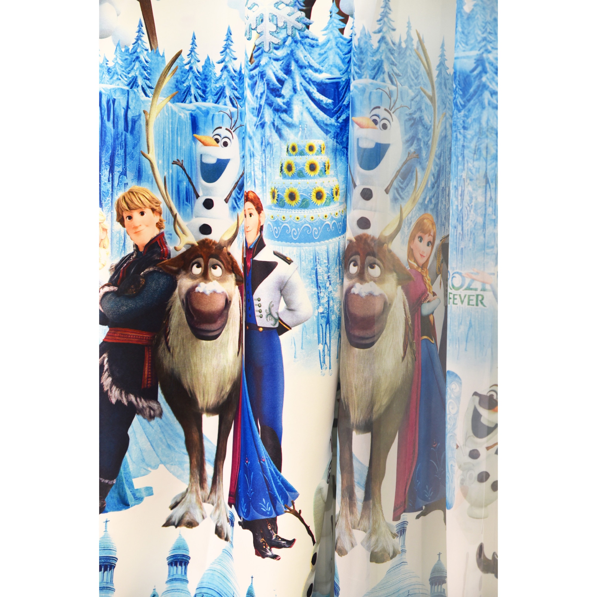 Set 2 draperii si perdea pentru copii, 2x125x225cm, 1x250x225cm, cu ...