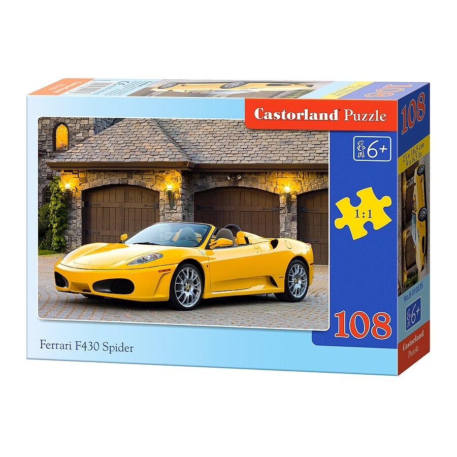 Castorland puzzle - Ferrari F430 Spider, 108 darabos - eMAG.hu