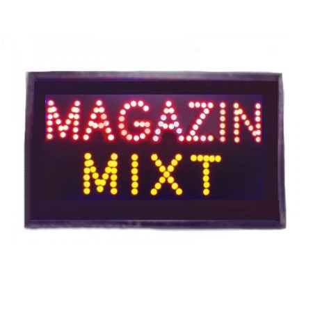 Reclama luminoasa Led MAGAZIN MIXT, 50x25 cm - eMAG.ro