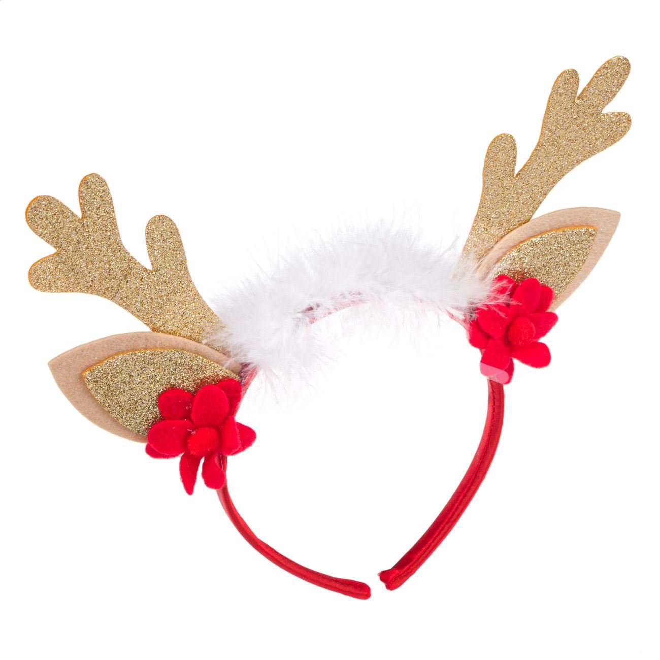 Cordeluta de Craciun cu flori rosii decorative - eMAG.ro
