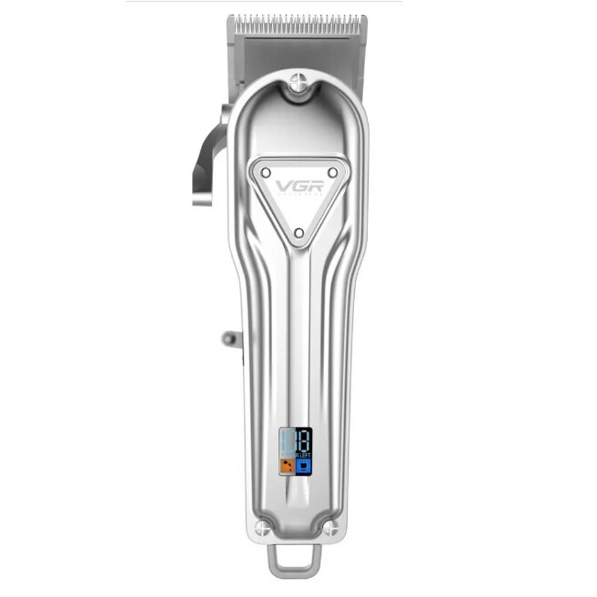 Masina de tuns si ras VGR V-140, afisaj digital, lame inox, durata operare 300 min, 4 piepteni ...