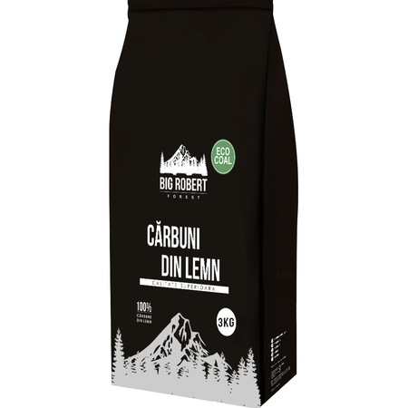 Set 5 saci carbuni din lemn pentru gratar, Big Robert, 3 kg - eMAG.ro