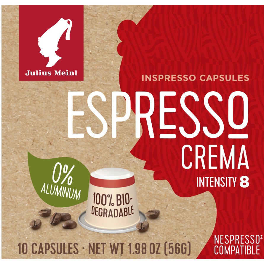 Cafea capsule Julius Meinl Espresso Crema, compatibile Nespresso, 10 ...