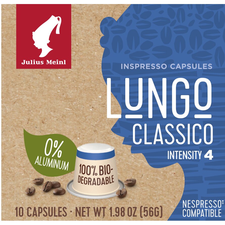 Капсули кафе Julius Meinl Lungo Classico, Съвместимост Nespresso, 10 ...