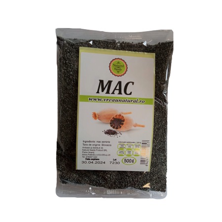 Mac seminte, Natural Seeds Product, 500g - eMAG.ro
