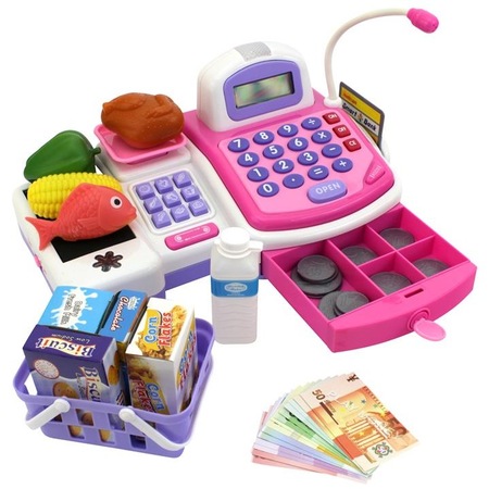 Casa de Marcat, cu Microfon si Calculator Functionale, Scaner pentru ...