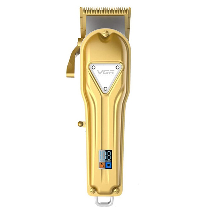 Masina de tuns si ras VGR V-140, afisaj digital, lame inox, durata operare 300 min, 4 piepteni ...