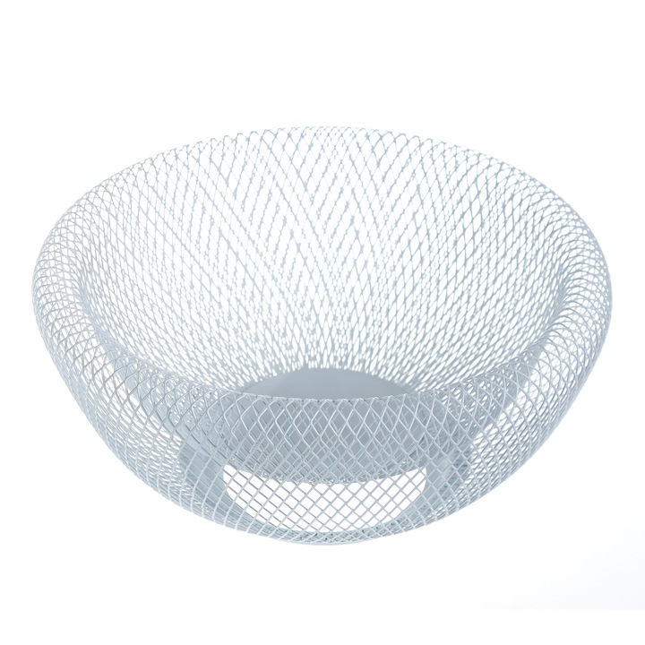 Cos fructe Pepco, Modern, 24,5 x 24,5 x 11 cm, Alb - eMAG.ro