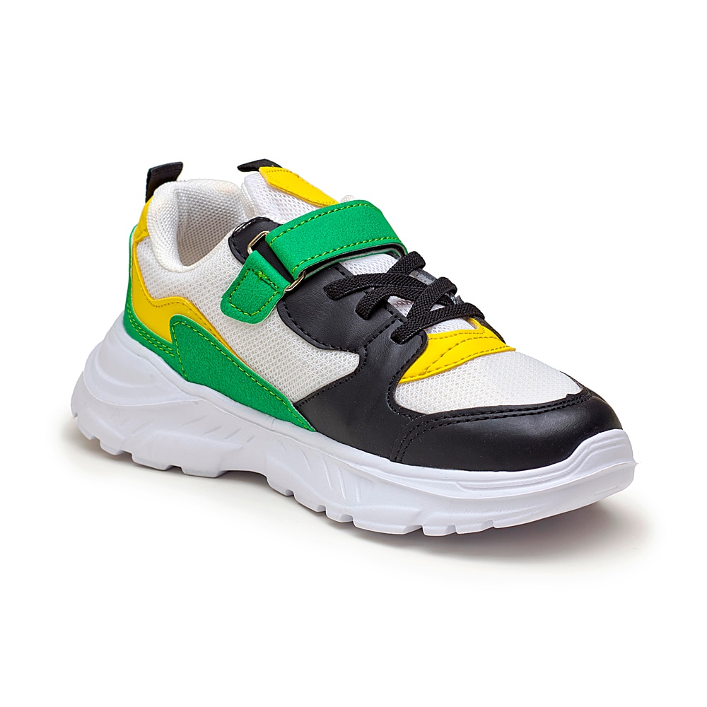 Pantofi sport Kidopo Smart Step 20S06 alb/verde, marimea 35 - eMAG.ro