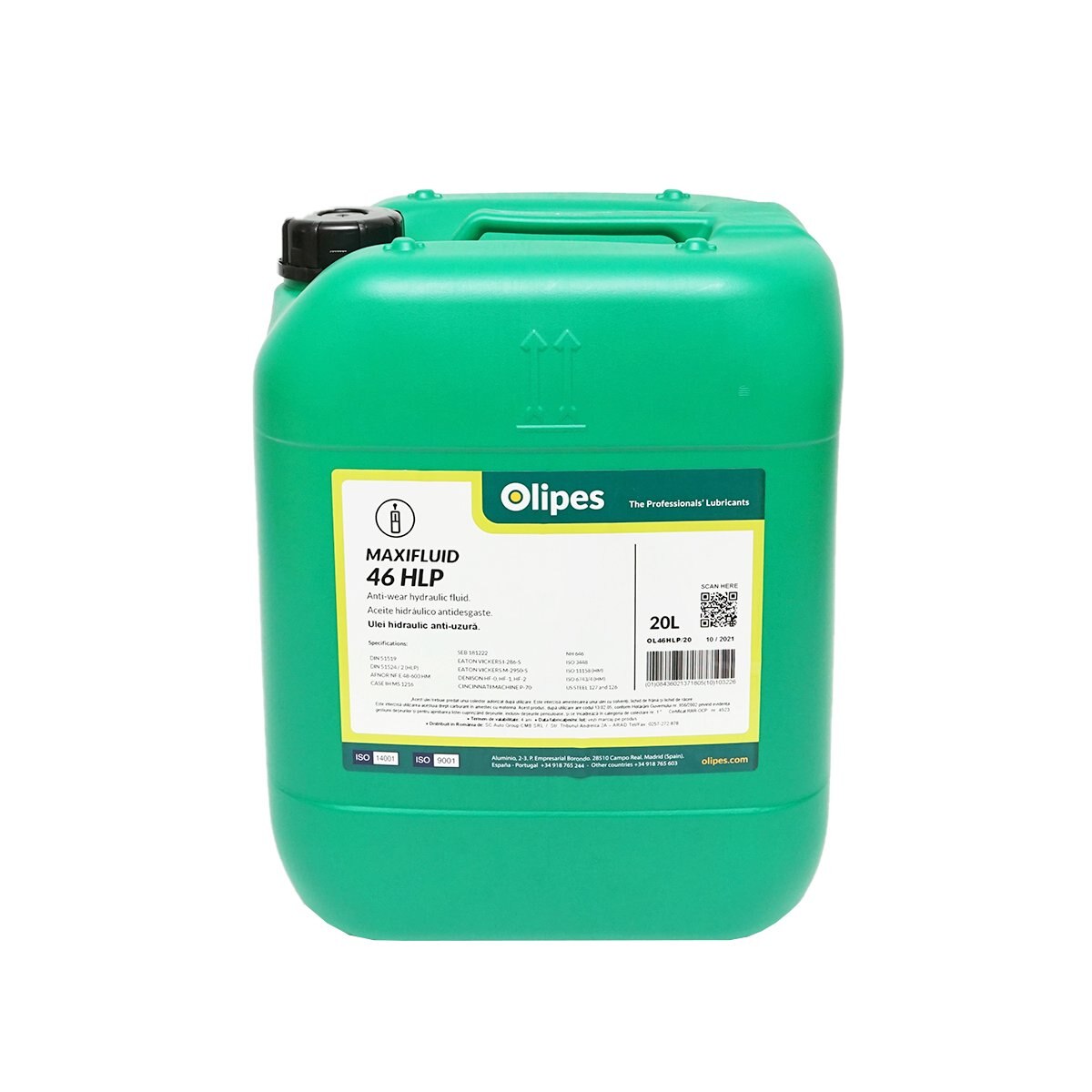 Ulei hidraulic Olipes MAXIFLUID 46 HLP H46 20L - eMAG.ro
