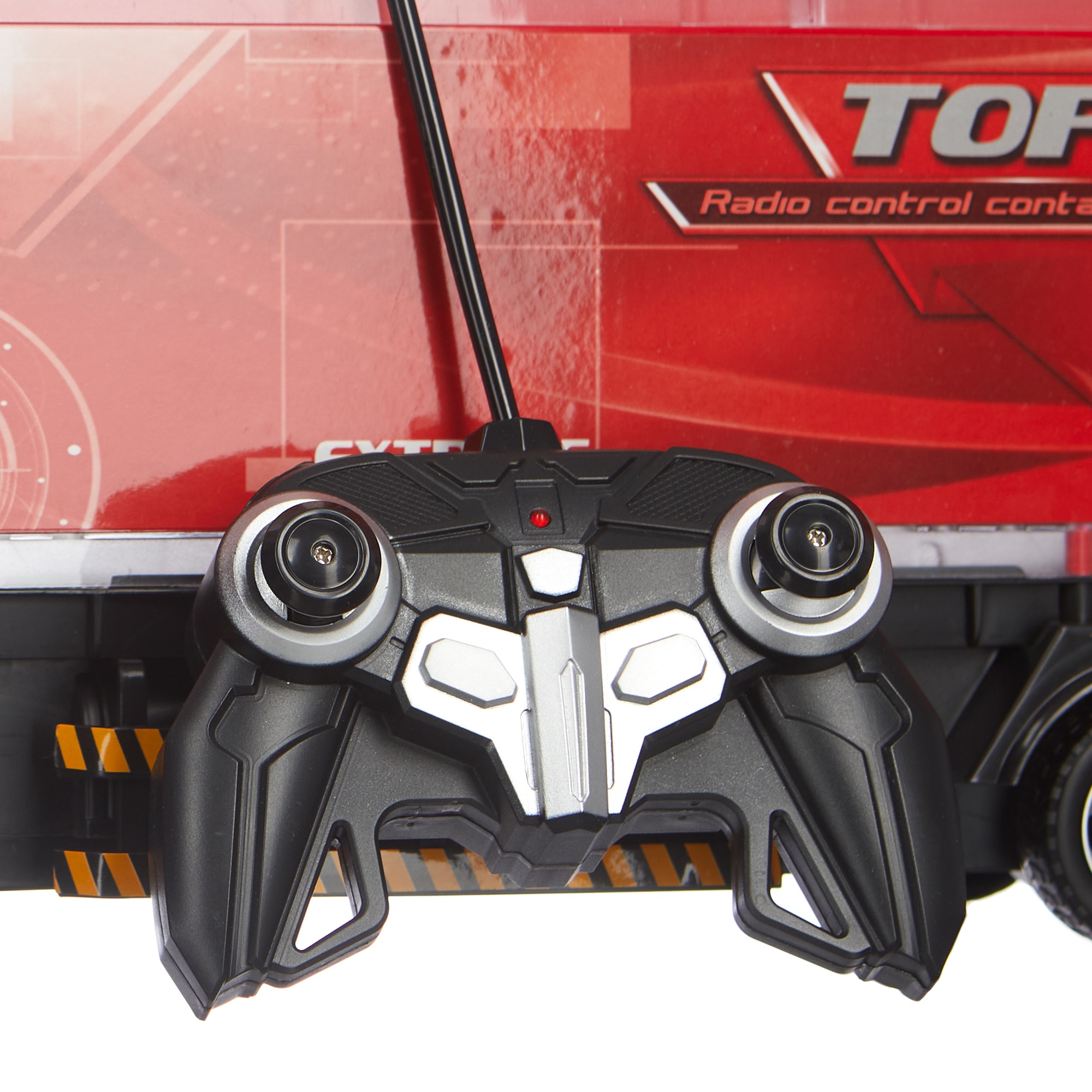 Tir cu telecomanda si lumini, rosu, 47 cm - eMAG.ro