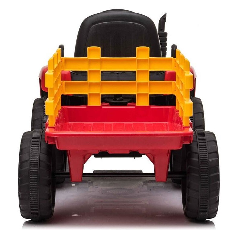 Tractor electric 12V cu remorca si telecomanda Nichiduta Farmer Red ...