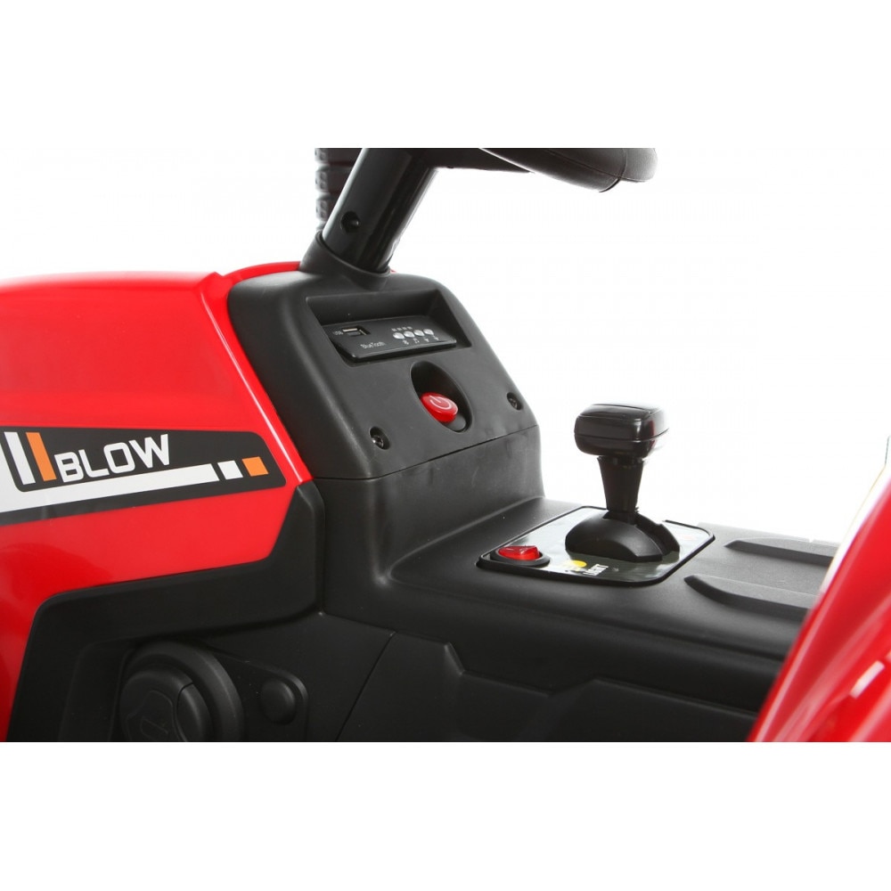 Tractor electric 12V cu remorca si telecomanda Nichiduta Farmer Red ...