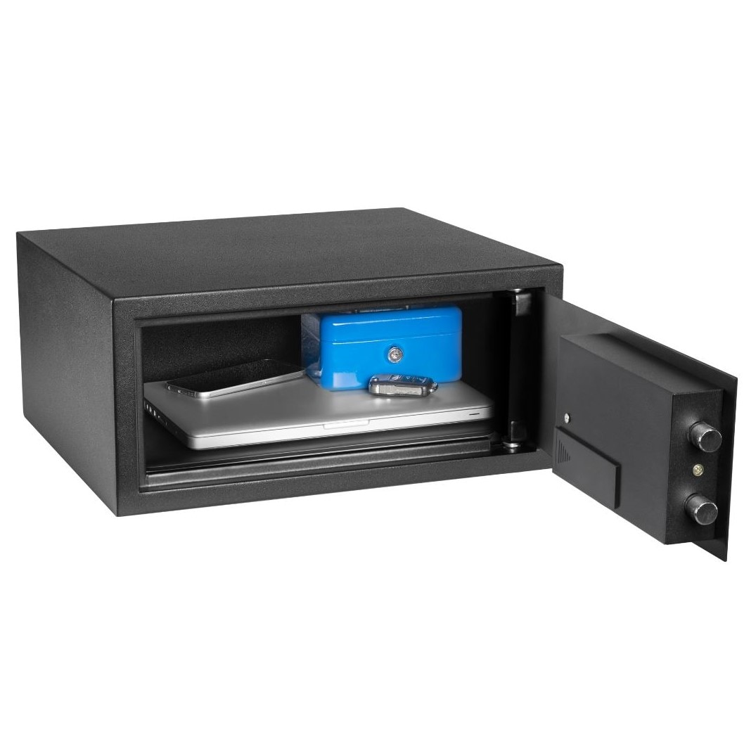 Seif HV24E E, Home Safe, Otel, Inchidere electronica, Negru - eMAG.ro