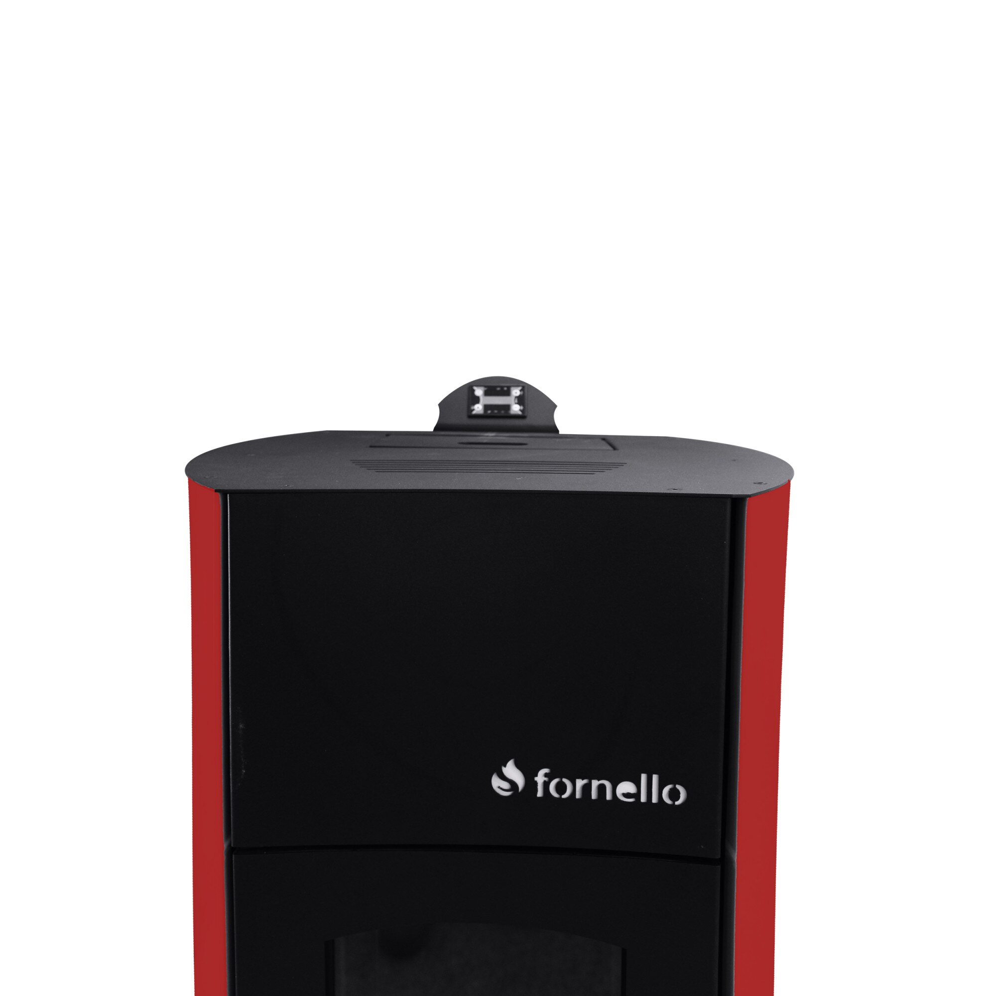 Pachet Termosemineu peleti Fornello Fiamma Bordeaux 25 kw, complet ...