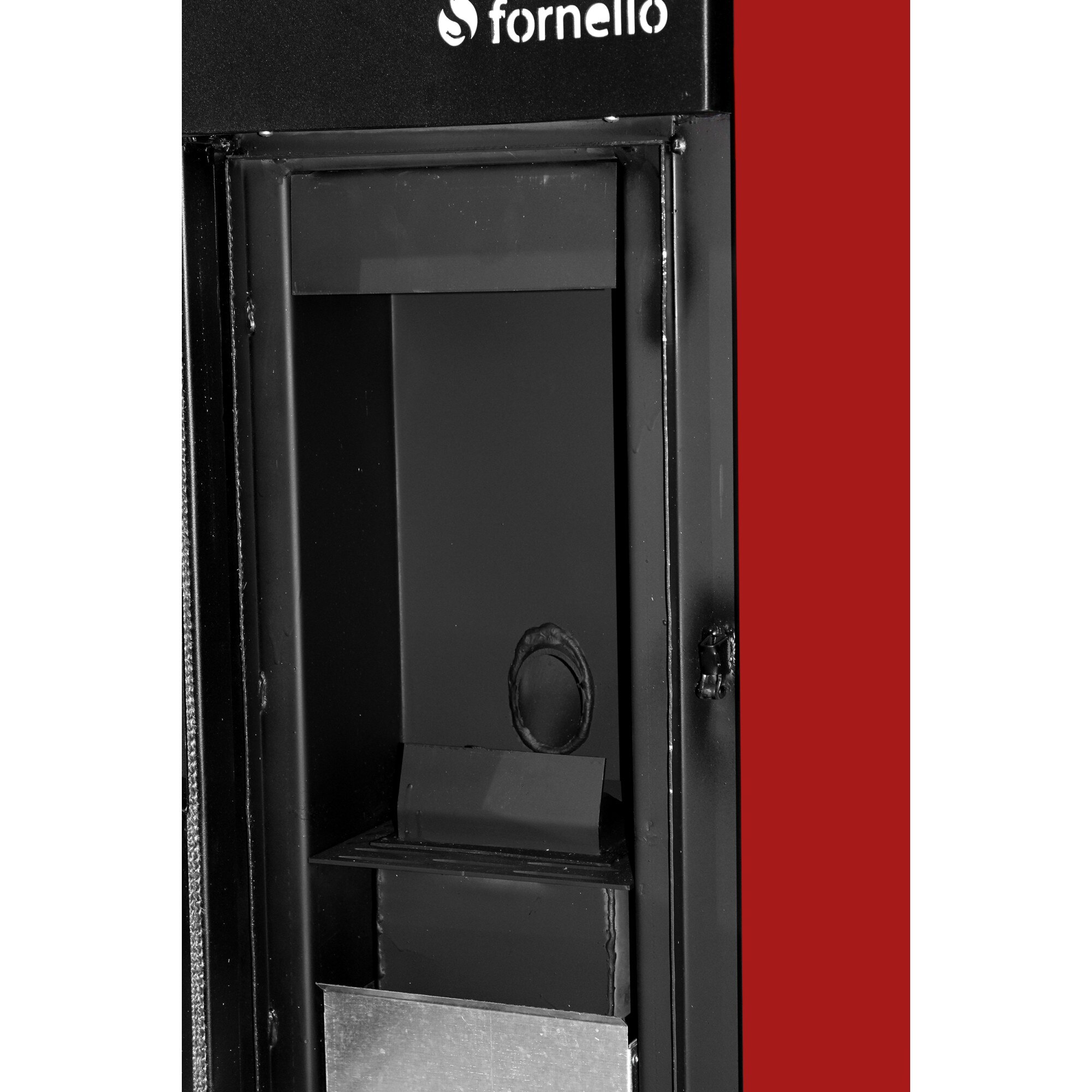 Pachet Termosemineu peleti Fornello Fiamma Bordeaux 25 kw, complet ...